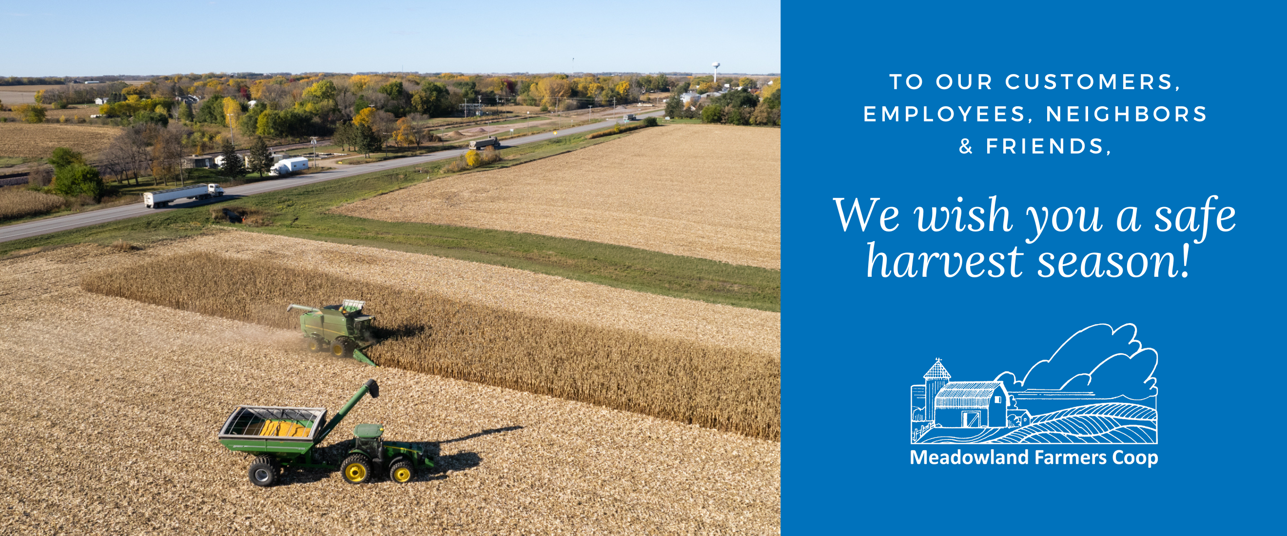 safe harvest banner – Meadowland Farmers Coop